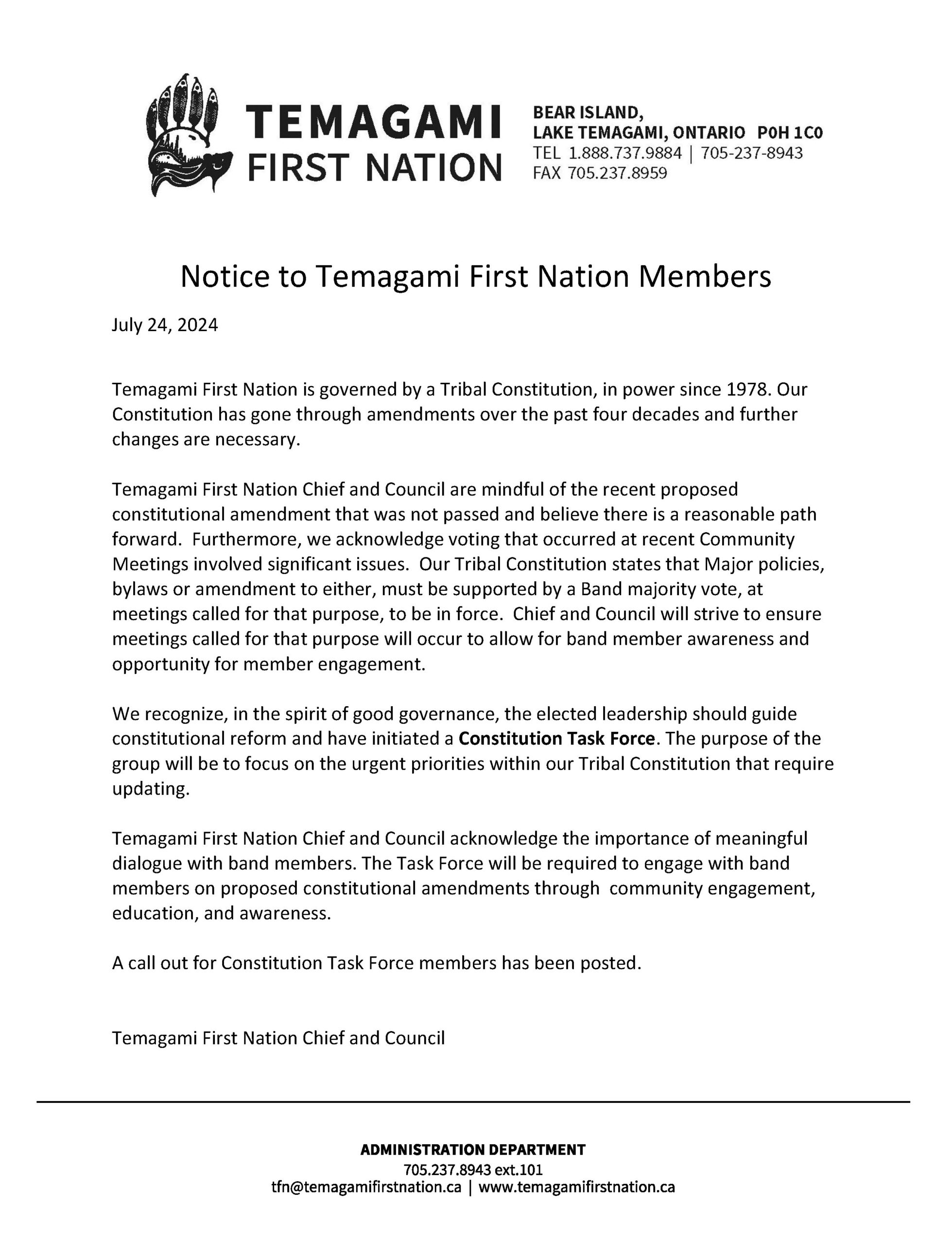 TFN – July 24th 2024